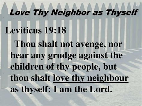 Ppt Love Thy Neighbor As Thyself Romans 13 8 10 Powerpoint