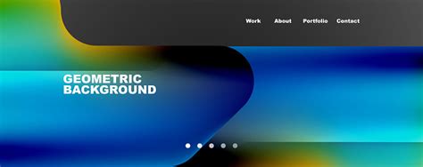 액체 색상 추상적인 배경을 가진 기하학적 유체 모양 배경 화면 배너 배경 카드 책 그림 방문 페이지에 대 한 벡터 일러스트 레이 션 0명에 대한 스톡 벡터 아트 및 기타