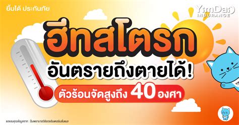 ฮีทสโตรก อันตรายถึงตาย หากไม่สังเกตุอาการให้ดี ยิ้มได้ประกันภัย