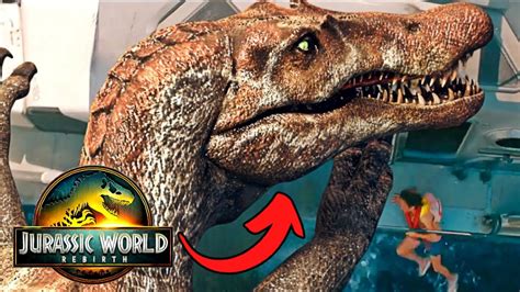 Spinosaurus De Jp3 En Jurassic World Rebirth😱 Fanmade