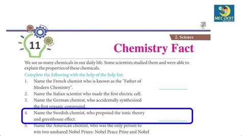 Mec Doit Gk Class 8 Chapter 11 Chemistry Facts Youtube