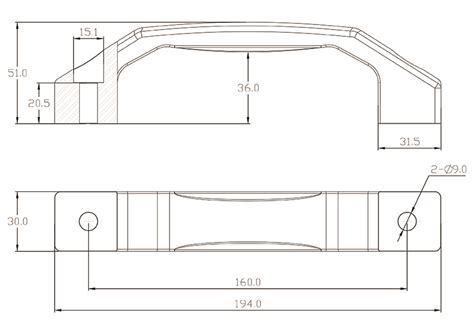 hds 781 160 stainless steel u shaped handle｜hardware components