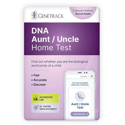 Dna Aunt Uncle Test Genetrack India