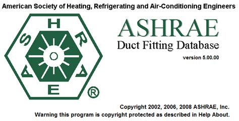 Download Ashrae Duct Fitting Database V5010