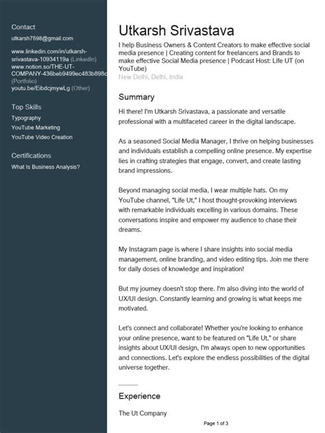 Utkarsh Srivastava Linkedin Profile Pdf Social Media Popular
