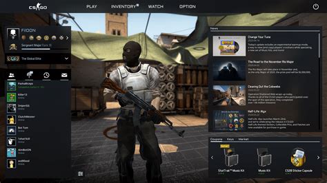 CS GO UI Redesign On Behance