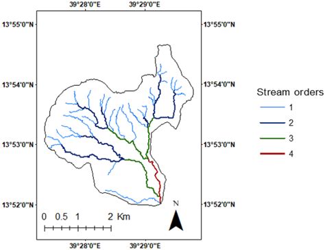 Stream Order Of Gule Catchment After Strahler 1957 Download Scientific Diagram