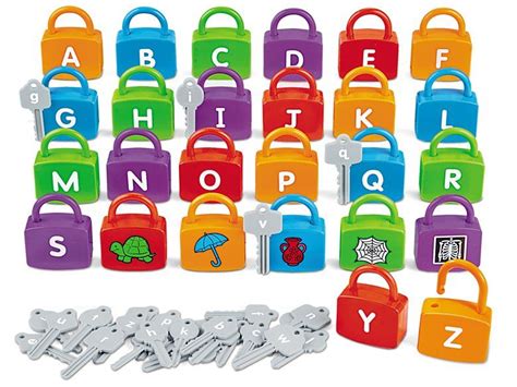Alphabet Learning Locks Lakeshore Learning Letter Recognition