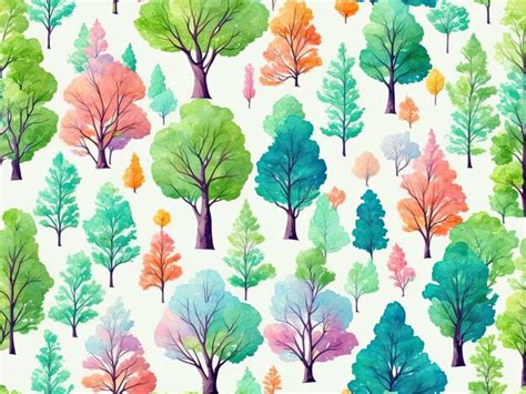 Premium Ai Image Tree Texture Background
