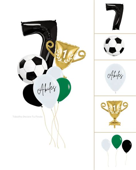 Ramillete De Globos Personalizado Con Nombre Y Relleno De Helio