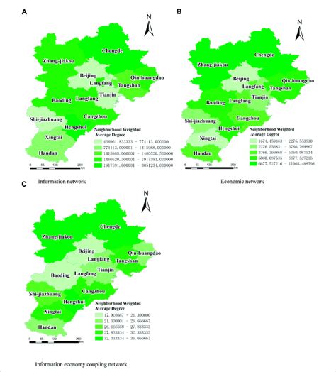 Spatial Distribution Of Neighborhood Weighted Average Degree Download Scientific Diagram