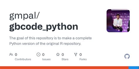 Github Gmpalgbcodepython The Goal Of This Repository Is To Make A