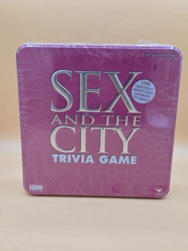 Sex And The City Trivia Game Hbo Tv Series Show Board Game New In