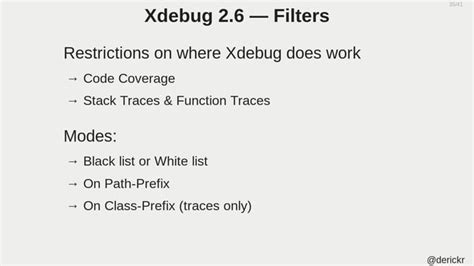Derick Rethans Whats New In Xdebug Ppt