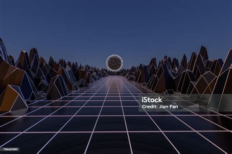 3d 배경 일러스트 80 년대 장면 신디웨이브와 레트로 웨이브에서 영감을 0명에 대한 스톡 사진 및 기타 이미지 0명 1980 1989 년 3차원 형태 Istock