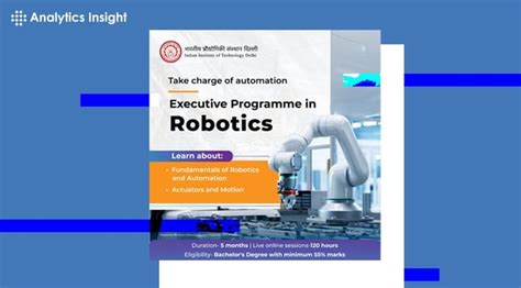 All About Iit Delhi S Executive Program In Robotics 2024