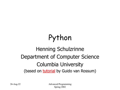 Python Ppt