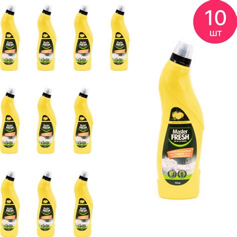Универсальное чистящее средство Master Fresh Мастер Фреш гель для чистки ванны и кухни от