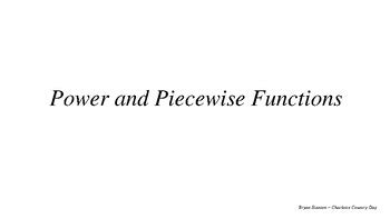 Power And Piecewise Functions PowerPoint Notes By Carolina IB Math