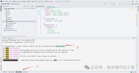 基于react炫酷的可视化大屏 程序猿代码之路