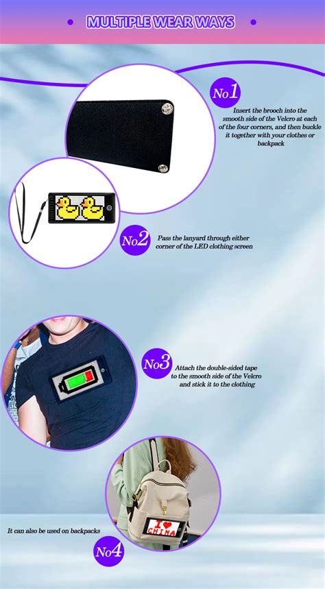 Mini Led Signs Rechargeable Wireless Bluetooth Led Message Sign Smart App Control Programmable