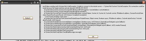 Net Sending Email From Windows Form Stack Overflow