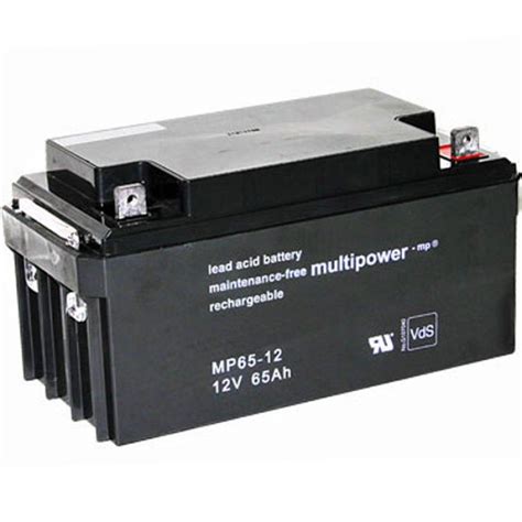 Batteria Multipower Mp65 12 Con Attacco A Vite M6 Mp65 12