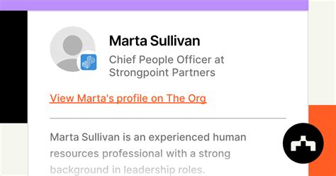 Marta Sullivan Chief People Officer At Strongpoint Partners The Org