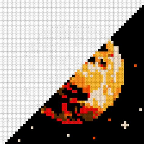 Difficult Pixel Color By Number For Adults Pixelcolorist