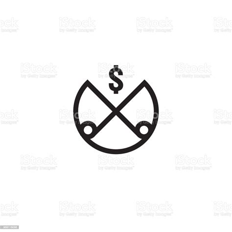 Dollar Decrease Icon Money Rising Drop Fall Down Symbol Business