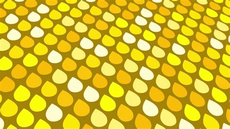 Animated Abstract Pattern With Geometric Elements In Yellow Orange