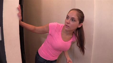 RACHEL ADAMS STUCK IN STICKY TRAP Glue Trap Sneaker Sock Foot Stuck WMV Jamie Daniels