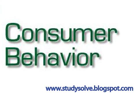 Study Solve Consumer Behavior Course Outline