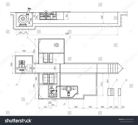 Ilustrasi Stok Technical Drawing Stand Design Project Construction 1602592978 Shutterstock