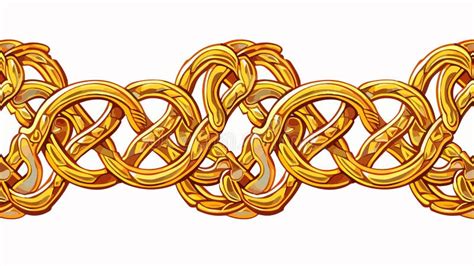 Elegant Celtic Vector Frame Decorative Border Pattern For Design Projects Stock Vector