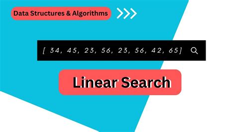 Linear Search Data Structures And Algorithms How To Search Element
