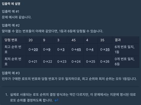 [프로그래머스] [lv1] 로또의 최고 순위와 최저 순위 wang s blog