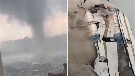 Potente Tornado Arrasa China Y Deja Un Muerto Y 79 Heridos Videos Rt