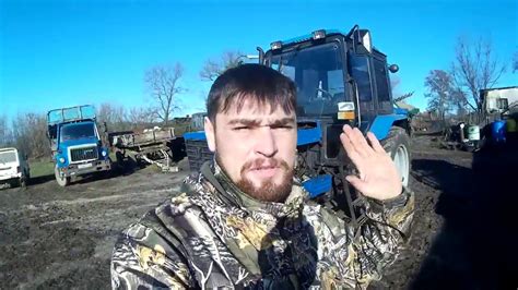 мТз-82 тросик газа - YouTube