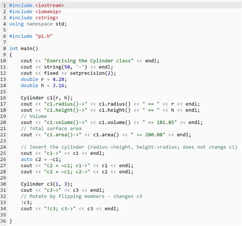 solved 4 cylinder define a class named cylinder which