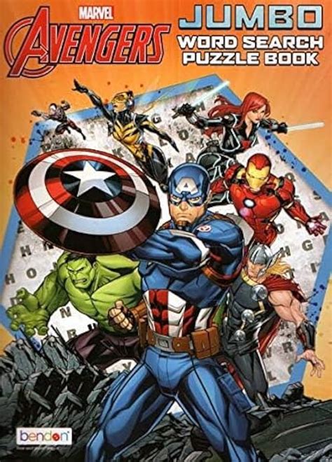Marvel Poster With All Characters Printable Word Searches