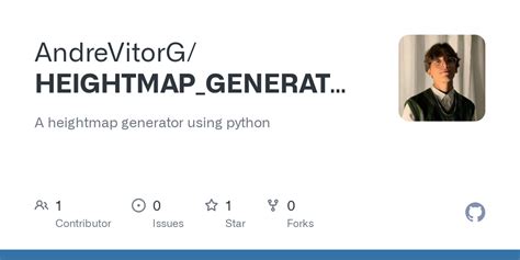 github andrevitorg heightmap generator a heightmap generator using