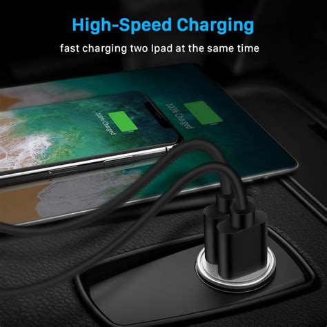 Fast Car Charger With Dual Usb Port