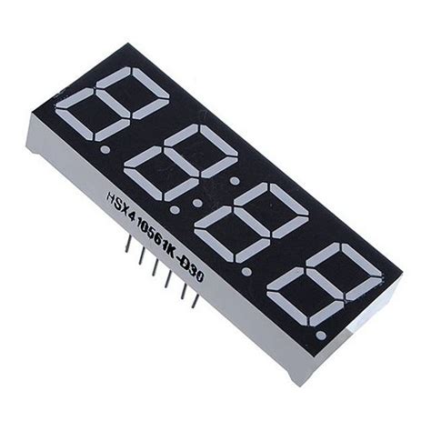 display de 7 segmentos 4 dígitos com pontos autocore robótica
