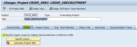 How To Create And Give Module Wise Project IMG Acc SAP Community