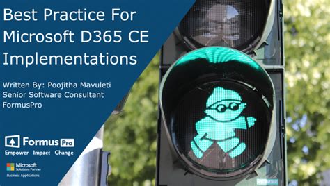 Best Practice For Microsoft D365 Ce Implementations Formuspro Claire W