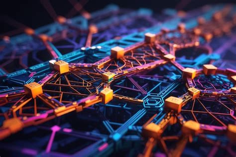 Premium Ai Image Futuristic Processor Cpu Neural Network Artificial Intelligence Network