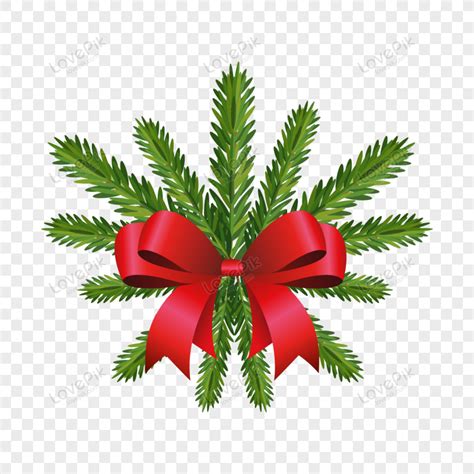크리스마스 리본 장식 Png 일러스트 무료 다운로드 Lovepik