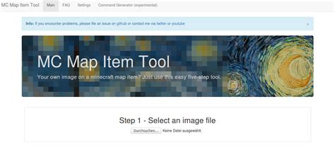 Tool Website Mc Map Item Tool Your Own Image On A Minecraft Map