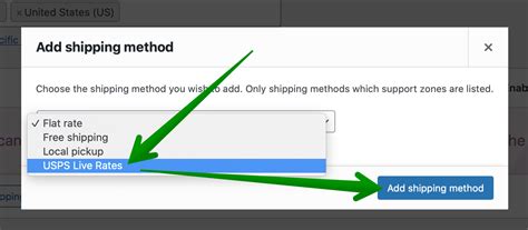 Usps Adding The Usps Live Rates Shipping Method